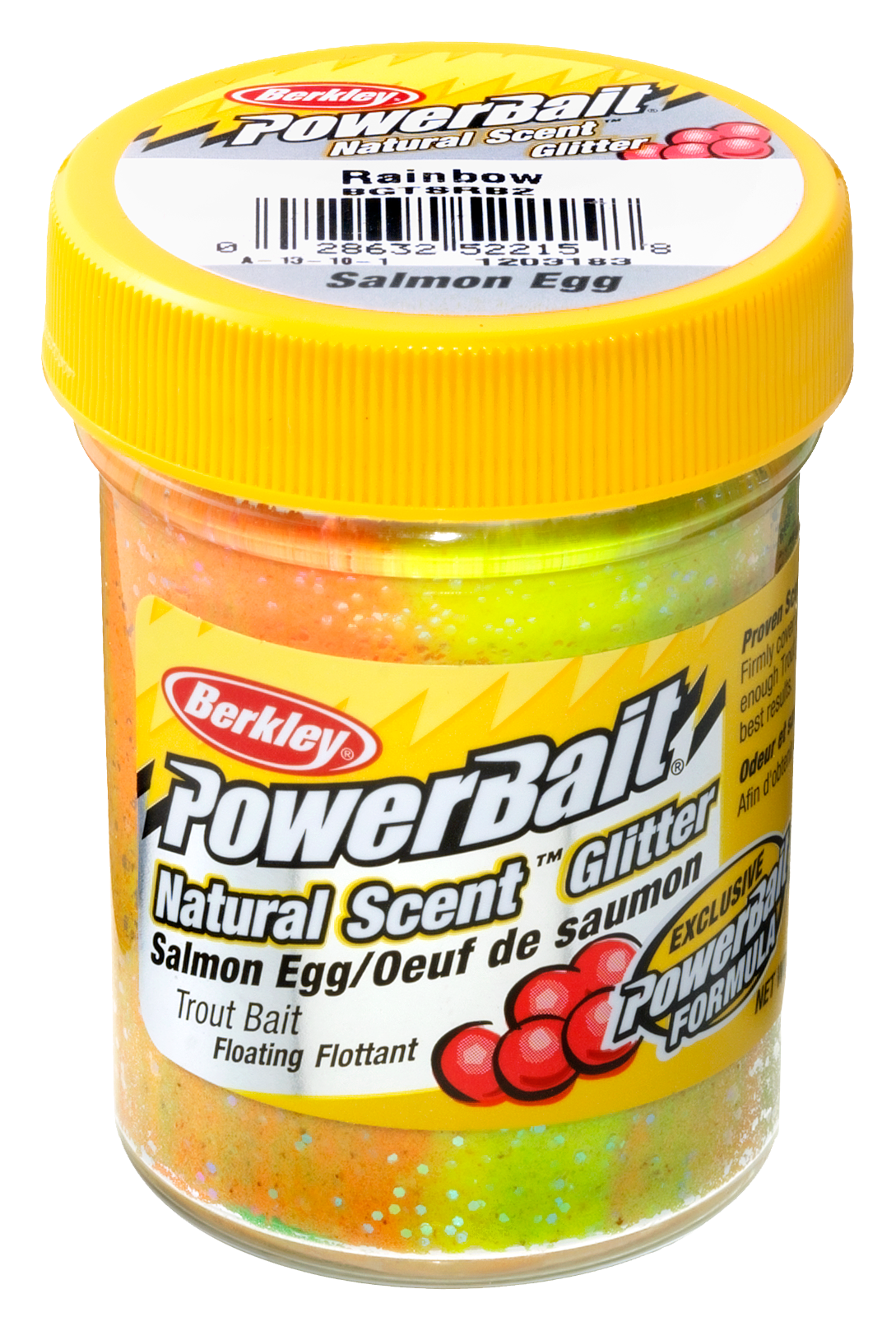 Berkley PowerBait Natural Scent Glitter Trout Bait - Rainbow | Cabela's